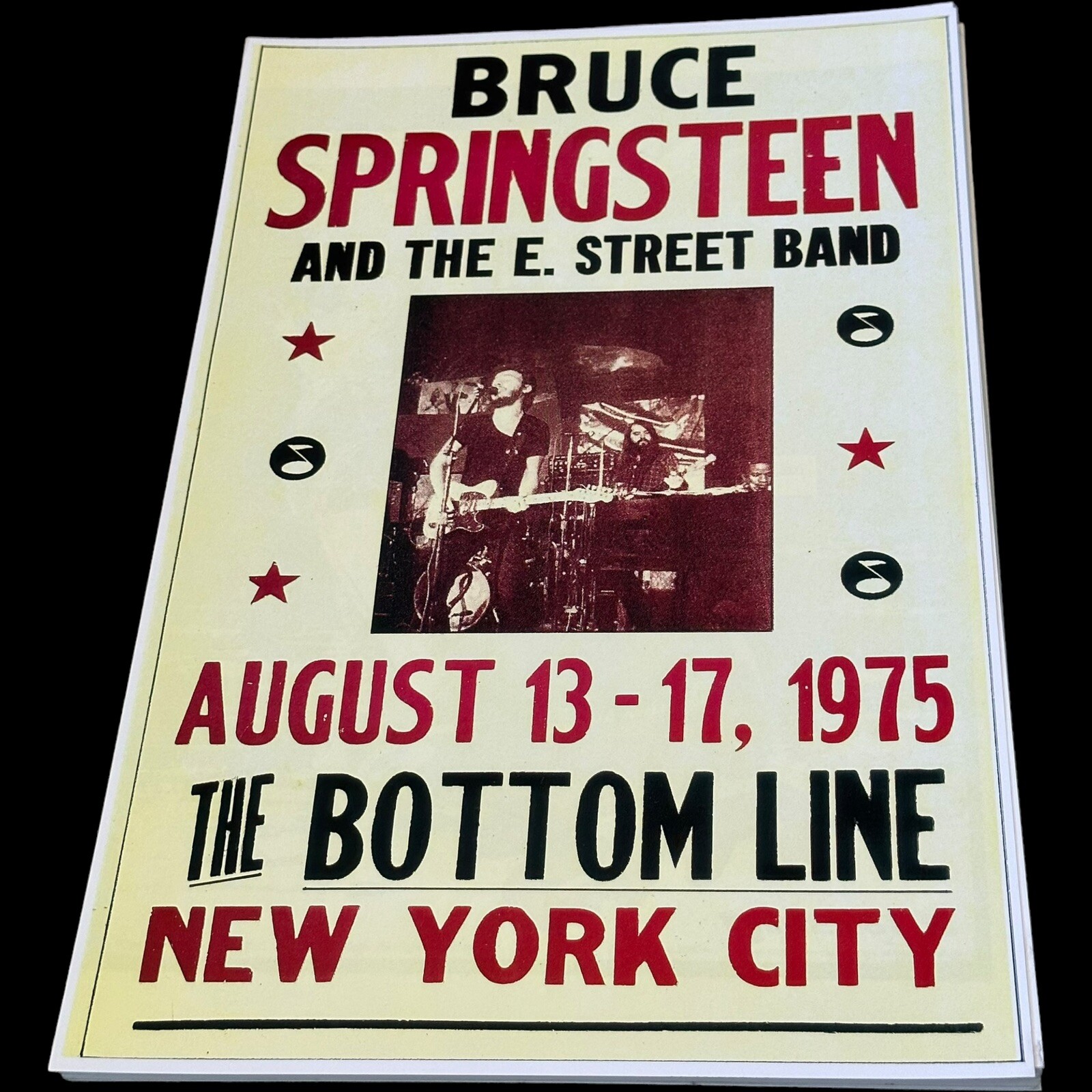 1975 Bruce Springsteen, New York City Poster 11 x 17 | eBay