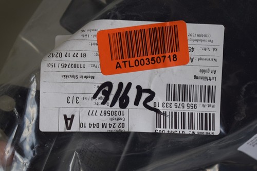 2008-2010 PORSCHE CAYANNE FRONT BUMPER AIR DUCT LEFT 95557533310 OEM | eBay