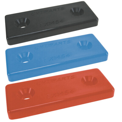 Optiparts Webbing Mounting Plates - [EACH] Blue | eBay