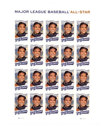 2021 Postage Forever Stamp Sheet #5608 Major League Baseball All-Star ...