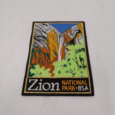 BOY SCOUT LICENSED ZION NATIONAL PARK JACKET PATCH JAMBO CAMP TRADING ...
