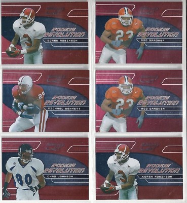 2001 Quantum Leaf 6-card Rookie Revolution Insert Lot Chad Johnson All ...