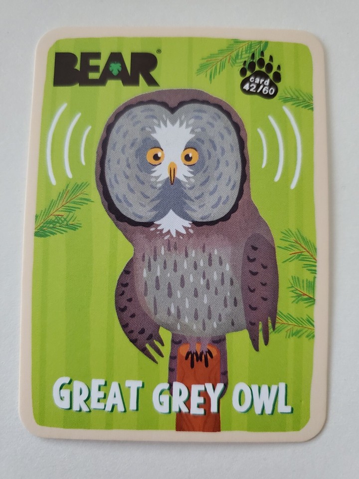 Bear's Collectible Animal Cards from Bear Fruit Rolls | eBay
