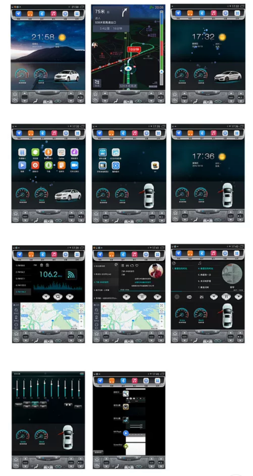 Car Multimedia Player For Ford F150 F250 F350 F450 F650 2015-2024Touch ...