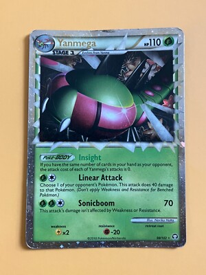 Yanmega (98/102) Triumphant (Prime) - 2010 - HP - Ultra Rare Holo ...