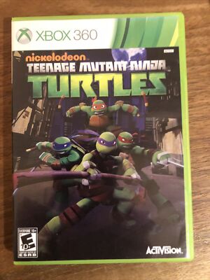 Nickelodeon Teenage Mutant Ninja Turtles Xbox 360- No Manual, Tested ...