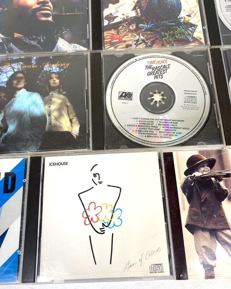 (Lot of 15) Vintage Rock Pop Rock CD's Mostly 1980s 1990s Different ...