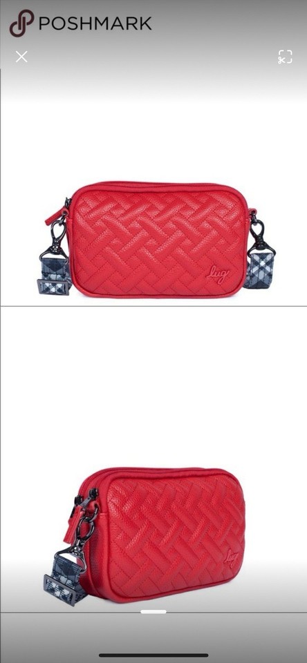 Lug Classic VL Crossbody/Belt Bag Coupe Red Grey Midnight Stripe Int ...