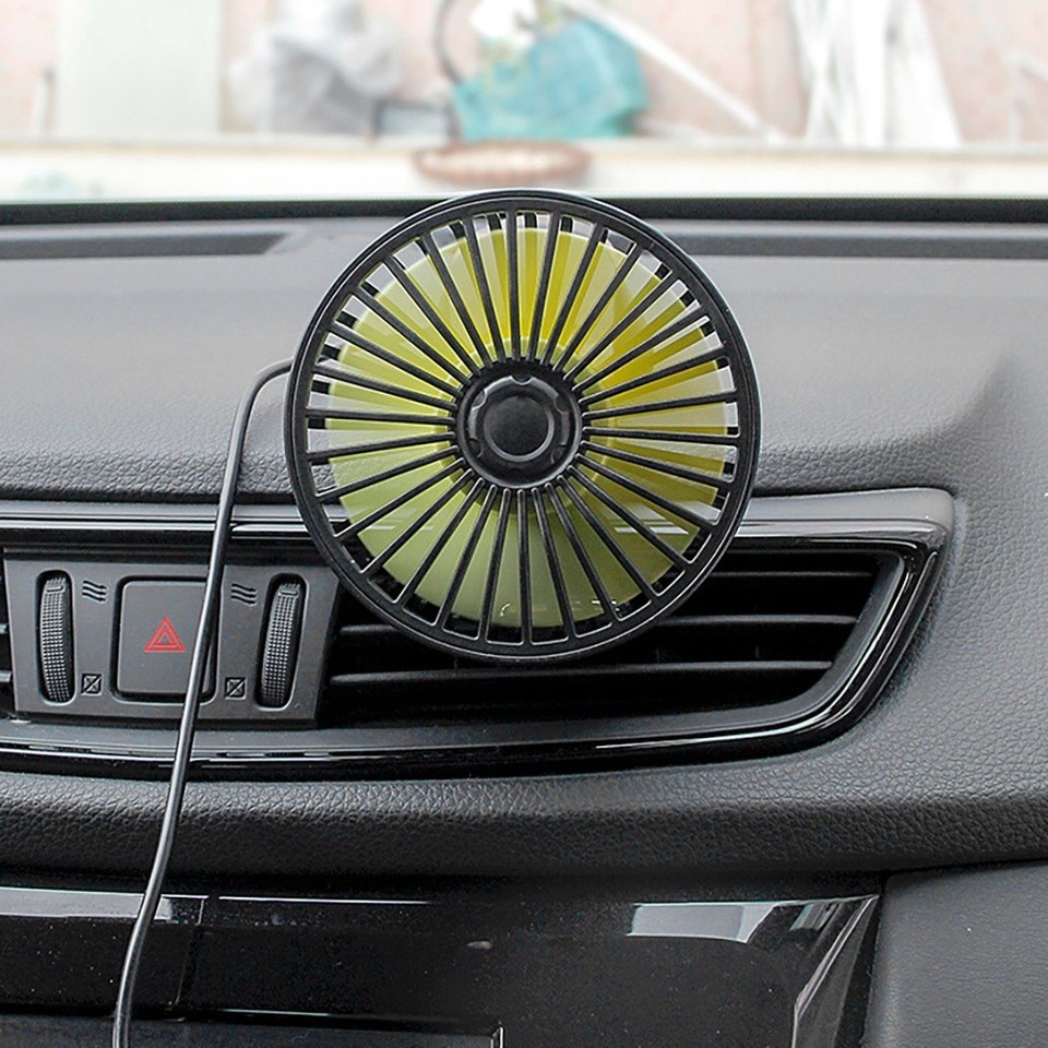 Universal Wind Three Speed Control USB Car Fan USB Car Fan Suction Cup ...