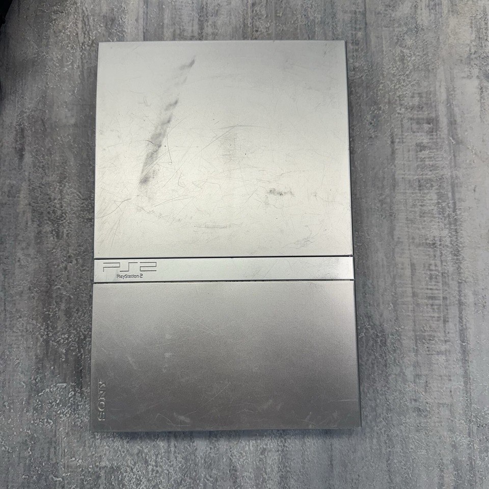 Sony PlayStation 2 Slim Console - Silver - PS2 - SCPH-79001 - TESTED ...
