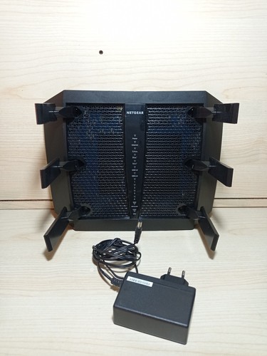 Netgear R8000 Nighthawk X6 AC3200 Tri-Band WiFi Router With Power ...