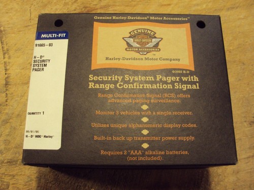 HARLEY SECURITY SYSTEM PAGER 91665-03 | eBay