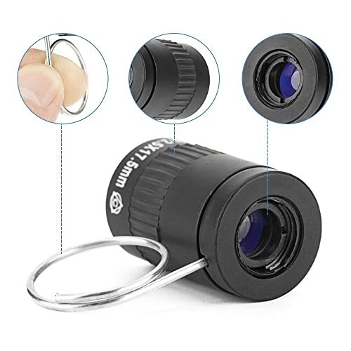 Mini Monocular Telescope, Portable Optical Focus Spotting Scopes with ...