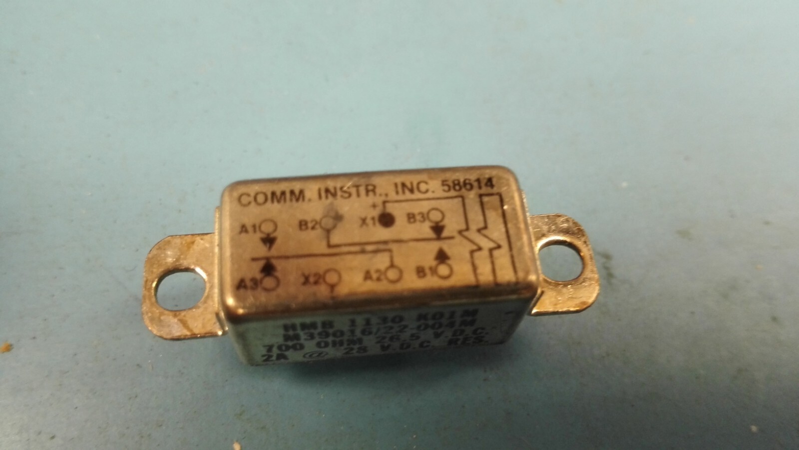 NOS MIL SPEC RELAY M39016/22004M (N.O.S.) # HMB11300K01M (MADE BY HI-G ...