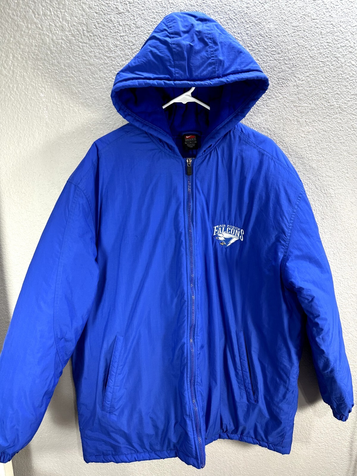 Mens Nike Team Blue Air Force Falcons Full Zip Jacket… - Gem