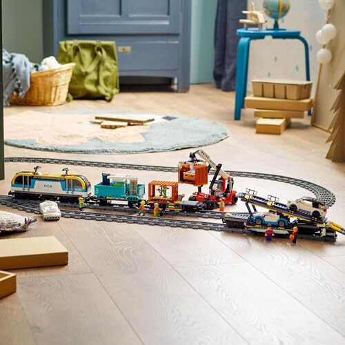 Lego 60336 City Freight Train Blocks Kids Toy Train Remote Control ...