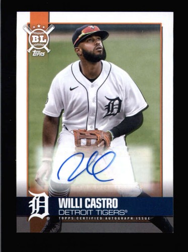 WILLI CASTRO 2021 TOPPS BIG LEAGUE AUTOGRAPH AUTO BA8842 | eBay