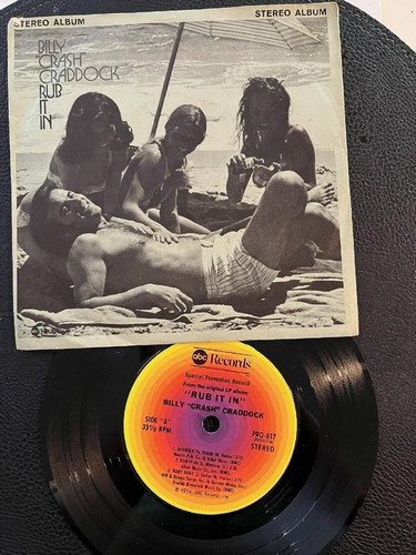 PICK A DEAL 33 RPM ROCKABILLY 7" EP BILLY CRASH CRADDOCK RUB IT IN | eBay