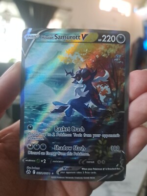 Pokémon Hisuian Samurott V Crown Zenith Galarian Gallery GG51/GG70 Holo ...
