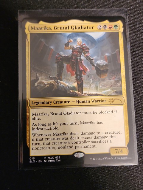 MTG Maarika, Brutal Gladiator Universes Within (SLX) 015 Regular Rare ...