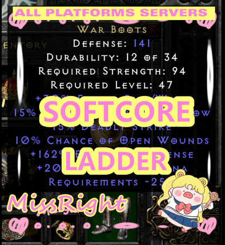 Gore Rider--War Boots🌺Diablo 2 D2R Softcore LADDER🌺PC-SWITCH-PS-XBOX | eBay