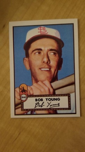 BOB YOUNG 1952 Topps Reprint #147 BUY ANY 2 ITEMS FOR 50% OFF ...