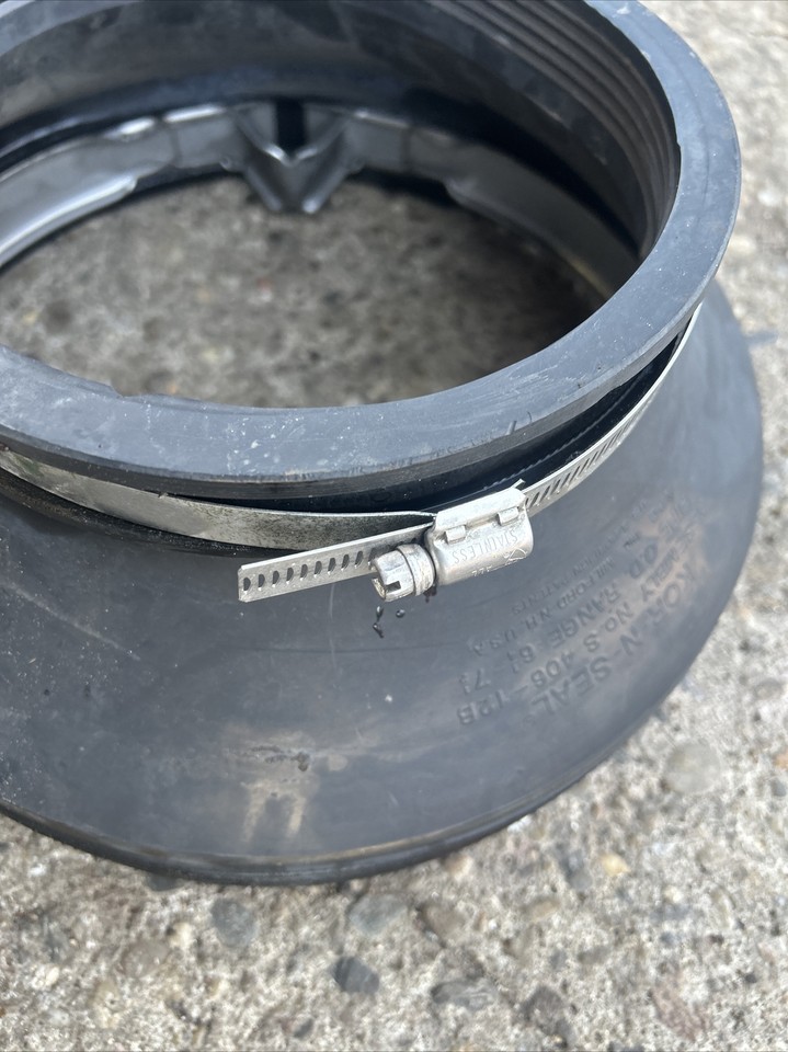 KOR-N-SEAL S406-12C MANHOLE BOOT PIPE OD 6”-7”, core 12” | eBay