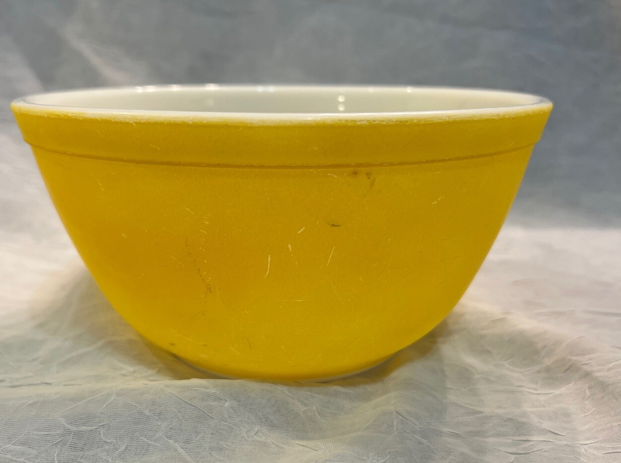 Vintage Pyrex Yellow Nesting Kitchen Mixing Bowl 402 * 1 1/2 Qt | eBay
