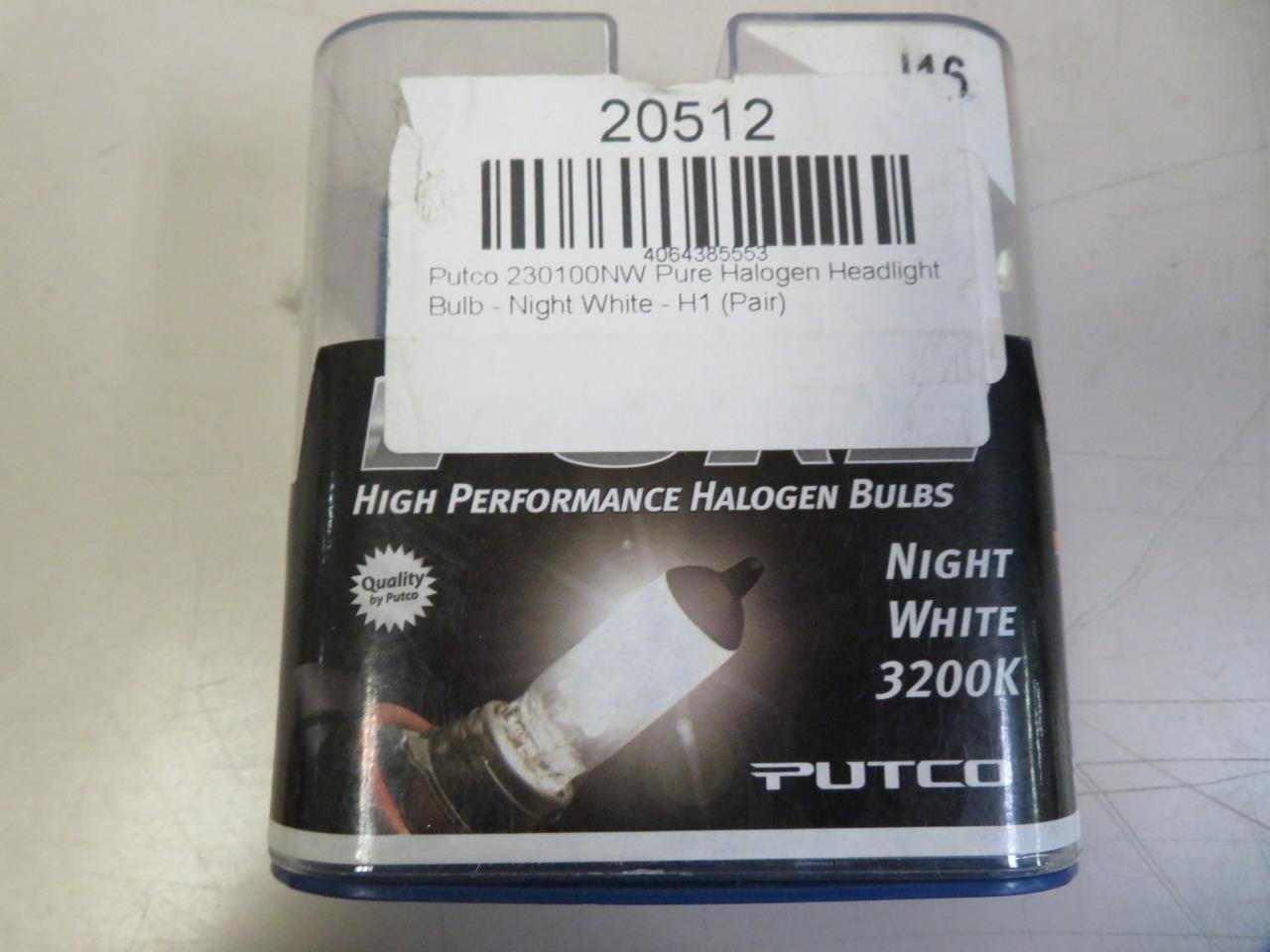 Putco Head Light Bulb (White) 230100NW High Performance Halogen 3200K ...