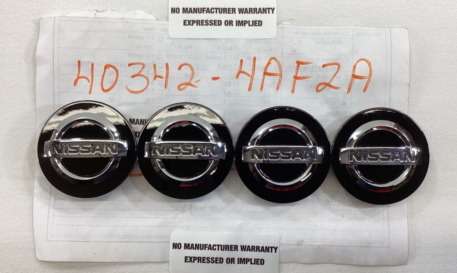 40342-4AF2A Nissan Center Caps (Set of 4) NEW OEM!! 403424AF2A | eBay
