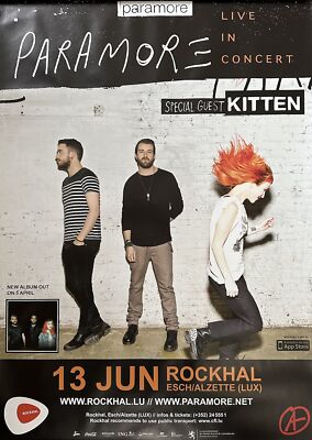 PARAMORE - Live 2013 - 60x80cm - Poster | eBay