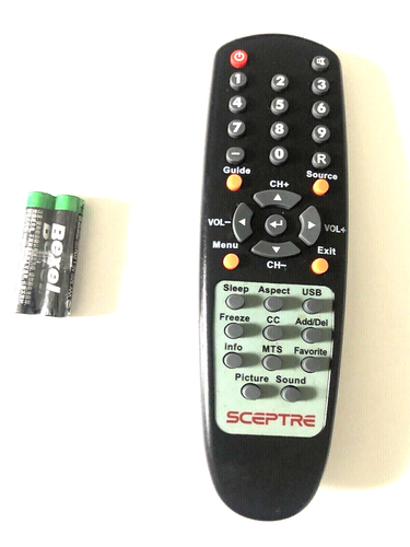 OEM Original TV Remote Control for SCEPTRE X322BV-SRC Television with ...