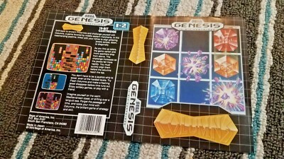 BOX ART ONLY Columns Original Sega Genesis Case Sleeve | eBay