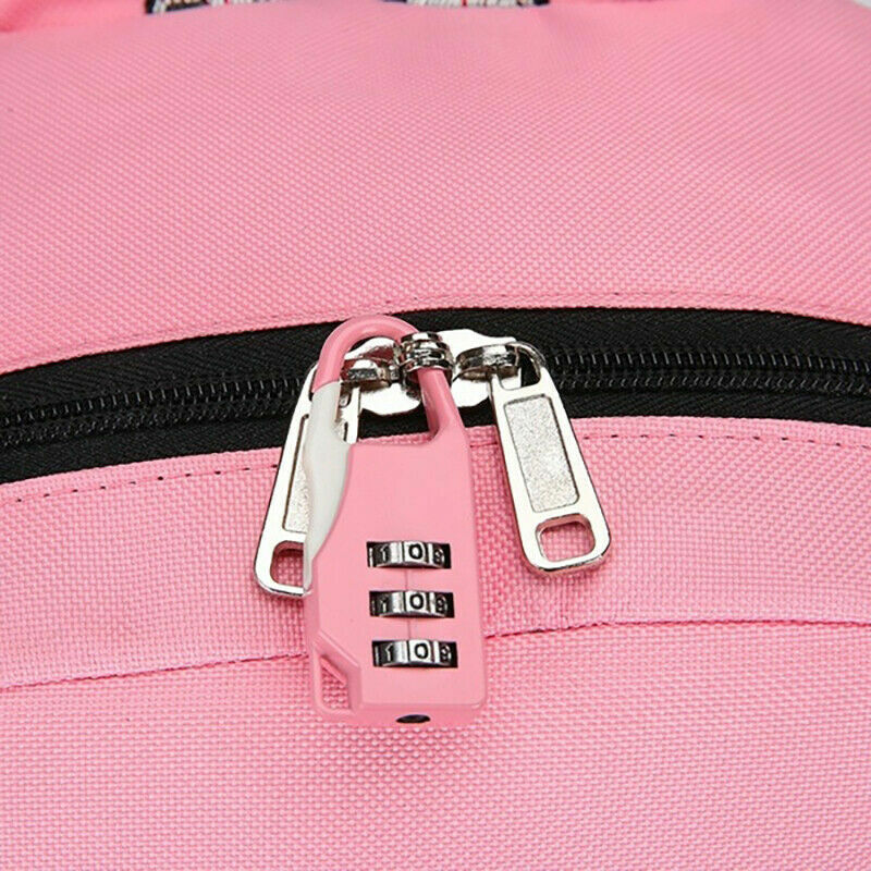 Women College School Bags For Teenage Girls USB With Lock Anti Theft ...