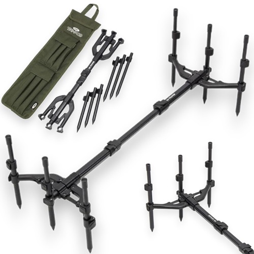 NGT 3 Rod Pod Carp Fishing Fully Adjustable TRI-POD with Carry Case TRI ...
