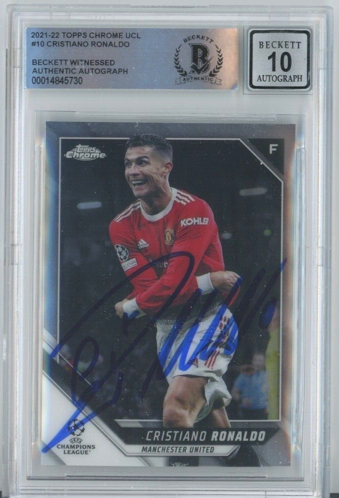 Cristiano Ronaldo Autographed Memorabilia | Signed Photo, Jersey ...