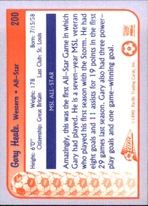 1990 Pacific MSL #200 Gary Heale | eBay