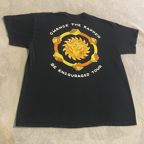 Chance The Rapper Shirt Mens XL Black Be Encouraged Tour Workout ...