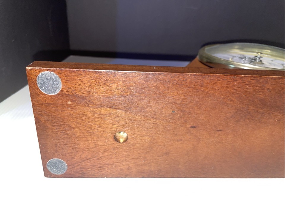 Vintage Sunbeam Model #882-621 - Wood Mantle Clock - Battery Operated ...