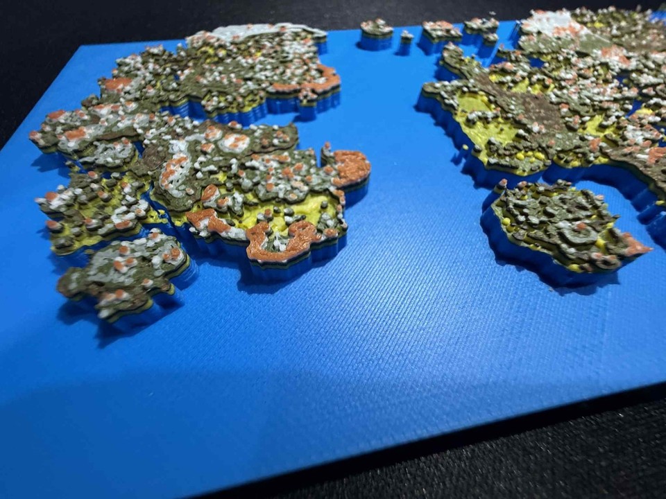 Gielinor World Map (Small) – Old School RuneScape (OSRS) 3D Print | eBay