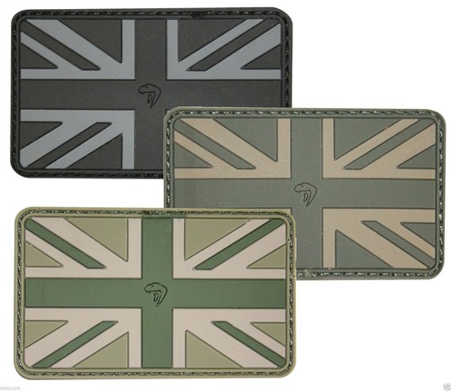 Viper Tactical Union Jack Subdued Rubber Military Badge Patch Police ...