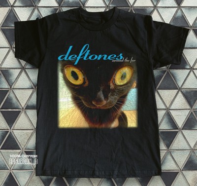 Best! Deftones Around The Fur Funny Black Cat Unisex Black T-shirt Size ...