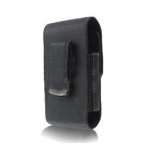 Black Vertical Leather Clip Side Holster Case Pouch For Sanyo Vero SCP ...