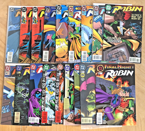 Robin Comic Book Lot (18 Issues, DC Comics) • VG–VF Condition • Batman ...