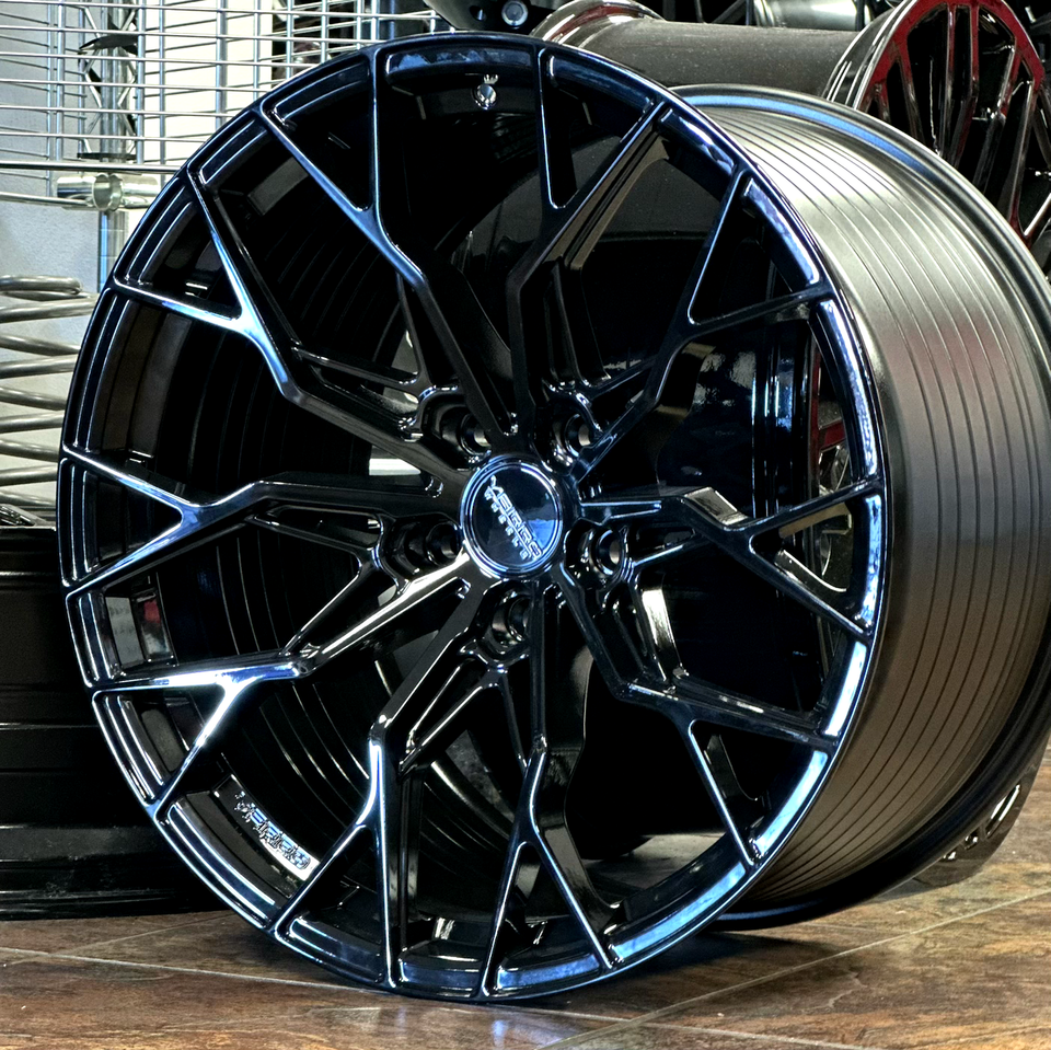 VARRO VD41x GLOSS BLACK WHEELS TIRES CORVETTE C6 C7 C8 Z51 Z06 19X10 ...