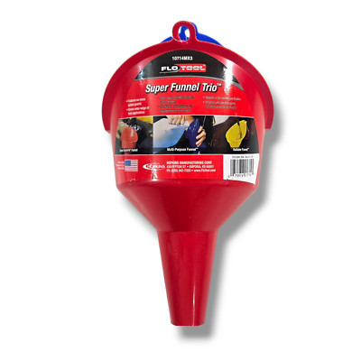 FloTool Radiator Funnel QuickFill Trio Multi Purpose 10714MX3 Durable ...