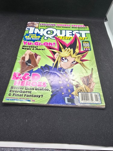 Vintage Inquest Gamer #98 2003 cover Yugioh magazine | eBay