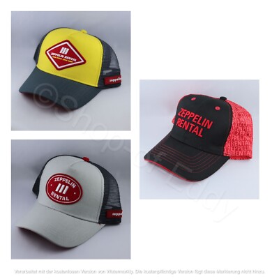 Trucker Cappy Zeppelin Rental Herren Bagger Cap Mesh Netz Mütze Kappe ...