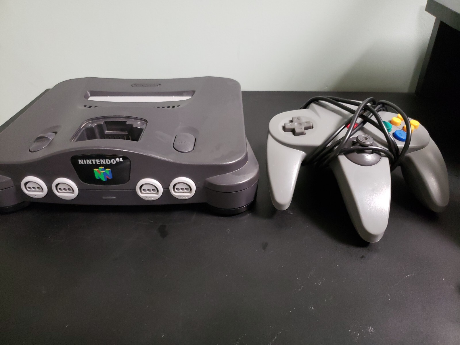 Nintendo N64 Console Jump Pack OEM Grey Controller W/ No Connecion ...