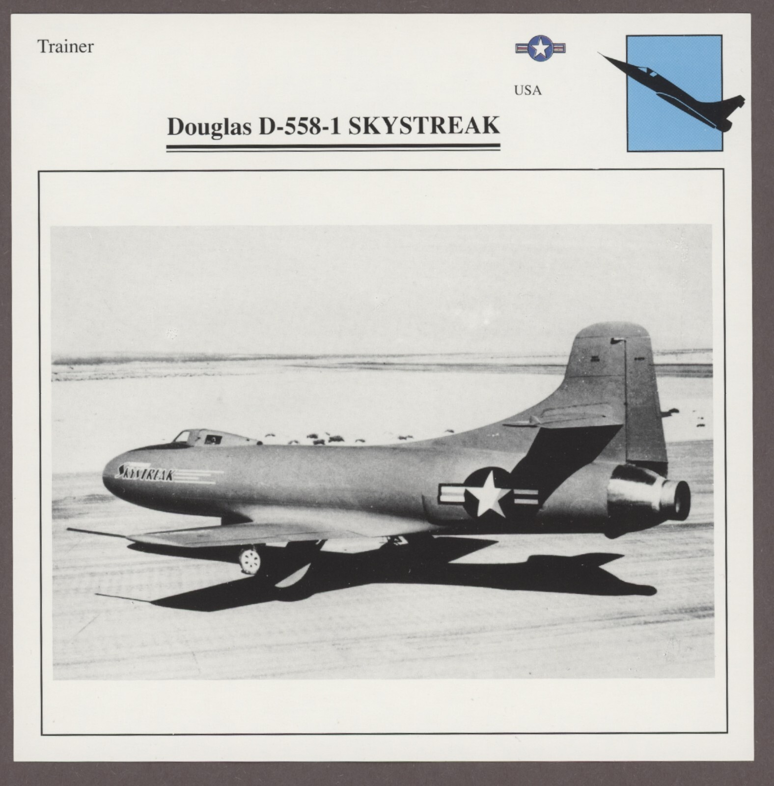 Douglas D-558-1 Skystreak Warplanes Military Aircraft Edito Service ...